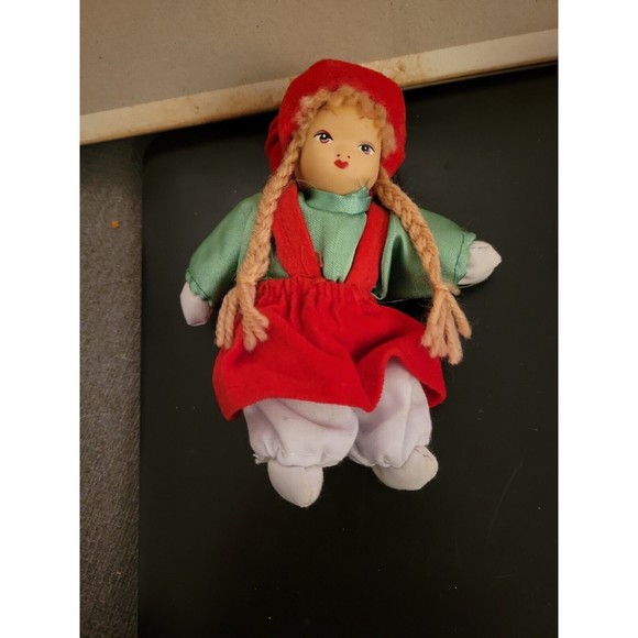 Holiday | Set Of 2 Vtg Mini Hand Made Porcelain Head Dolls Hansel ...